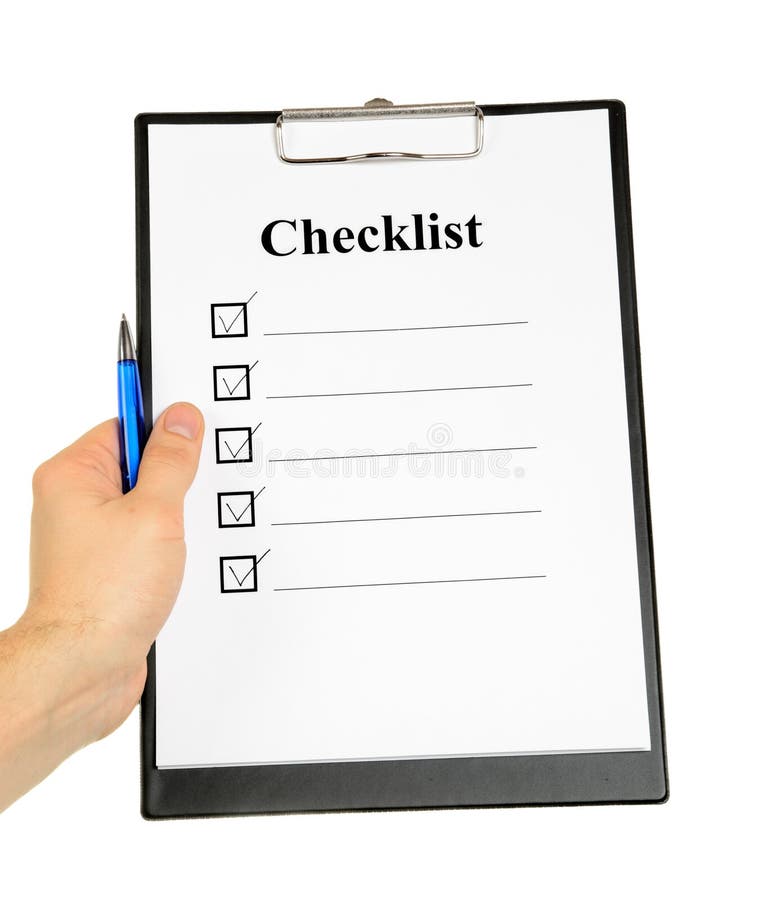 Blue checklist stock photo. Image of boxes, targets, successful - 9733810