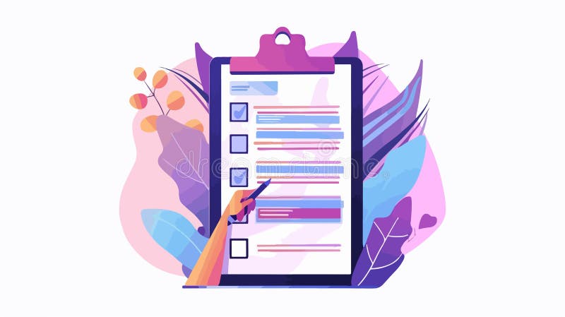 Professional Checklist Clipboard Hands Ticking Marking Task Completion ...