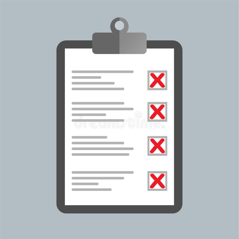 Checklist Failure Stock Illustrations – 516 Checklist Failure Stock ...