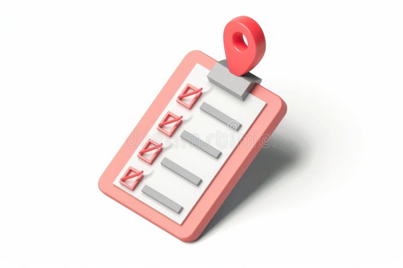Checklist on a Clipboard with Red Checkmarks and a Pen, Symbolizing ...
