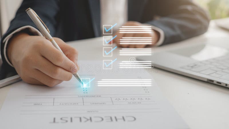 Checklist Clipboard Task Documentation Management Business People ...