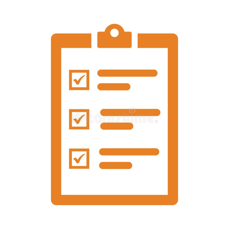 Checklist, Complete Task Icon Logo Stock Vector - Illustration of ...