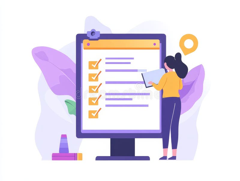 Checklist Concept Online Questionnaire with Checkboxes for Exams and ...