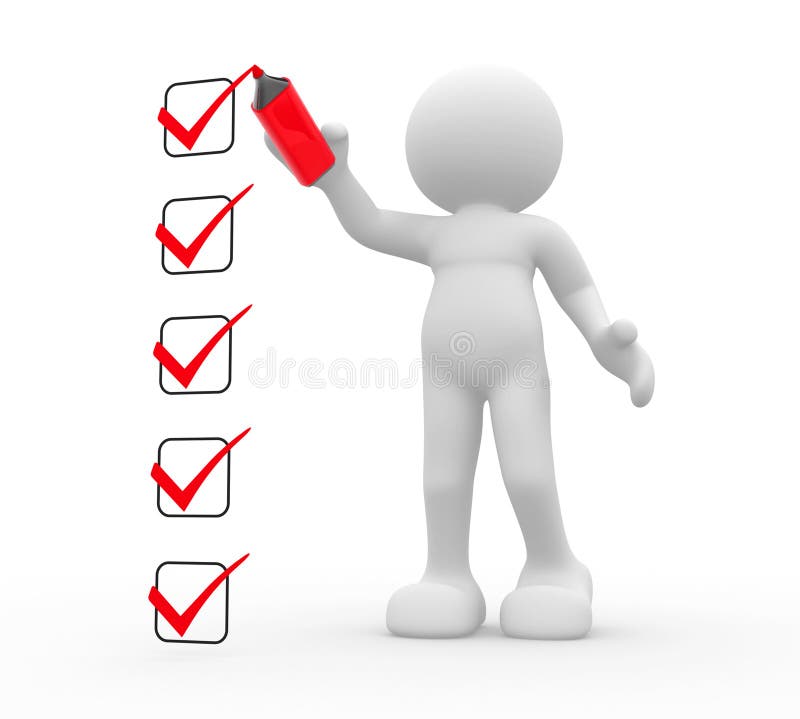 Checklist stock illustration. Illustration of conceptual - 64272961