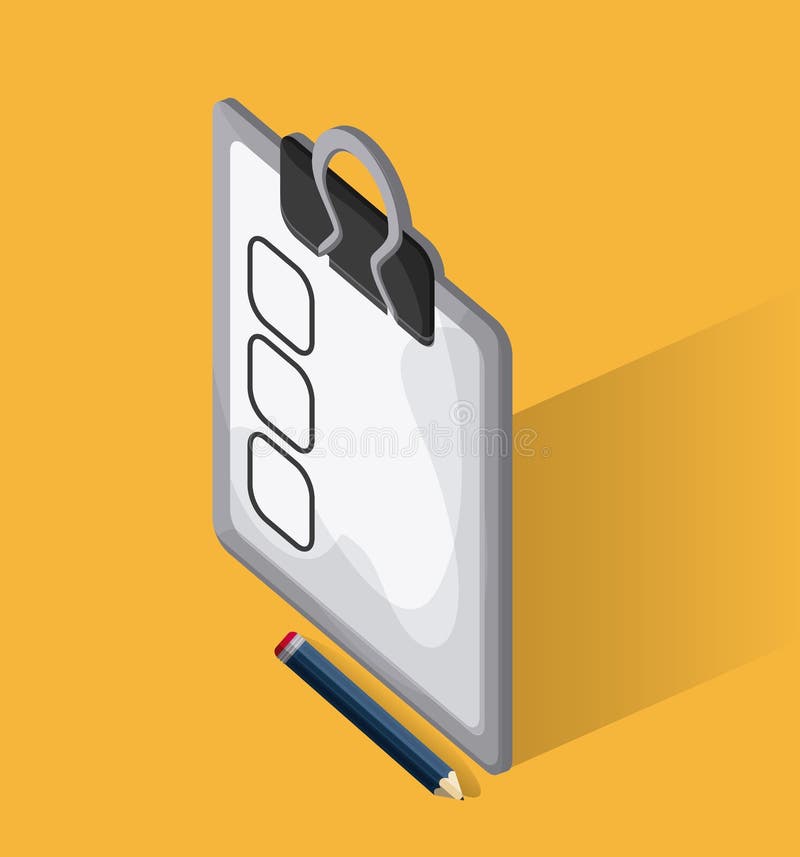 Checklist Design, Flat Illustration , Illustration Stock Illustration ...