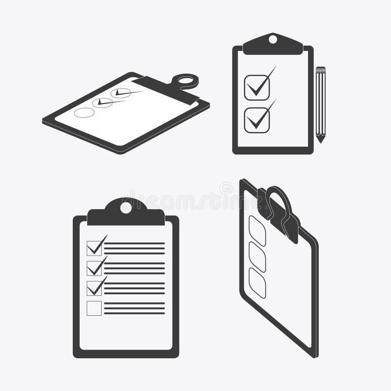 Checklist Design, Flat Illustration , Illustration Stock Illustration ...