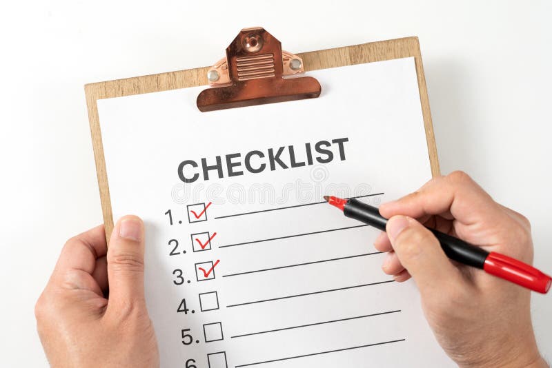 Tick on check list stock photo. Image of option, correct - 87902096