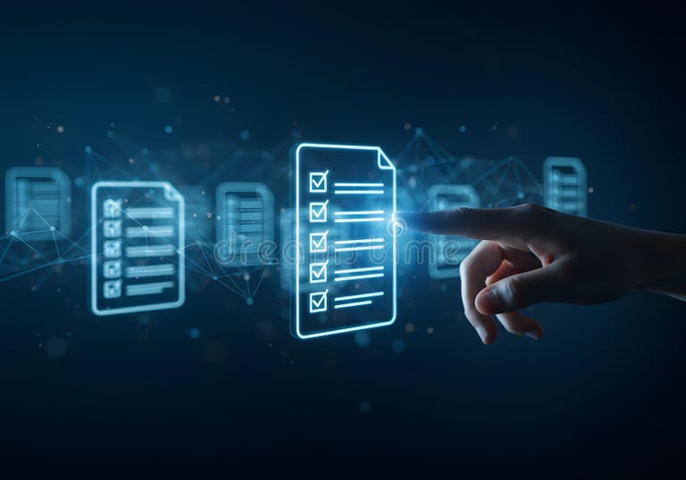 Document Digital Selection Stock Illustrations – 1,172 Document Digital ...