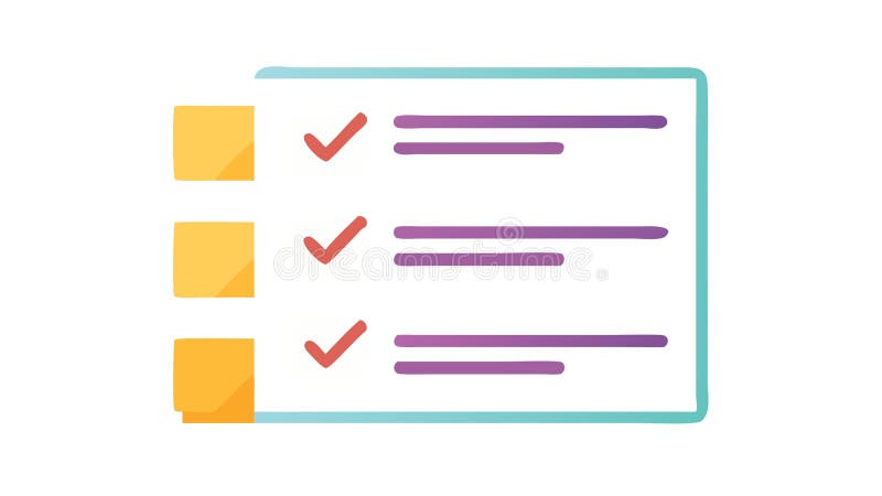 Checklist Document Task List Vector Icon, Vector Design Generative AI ...