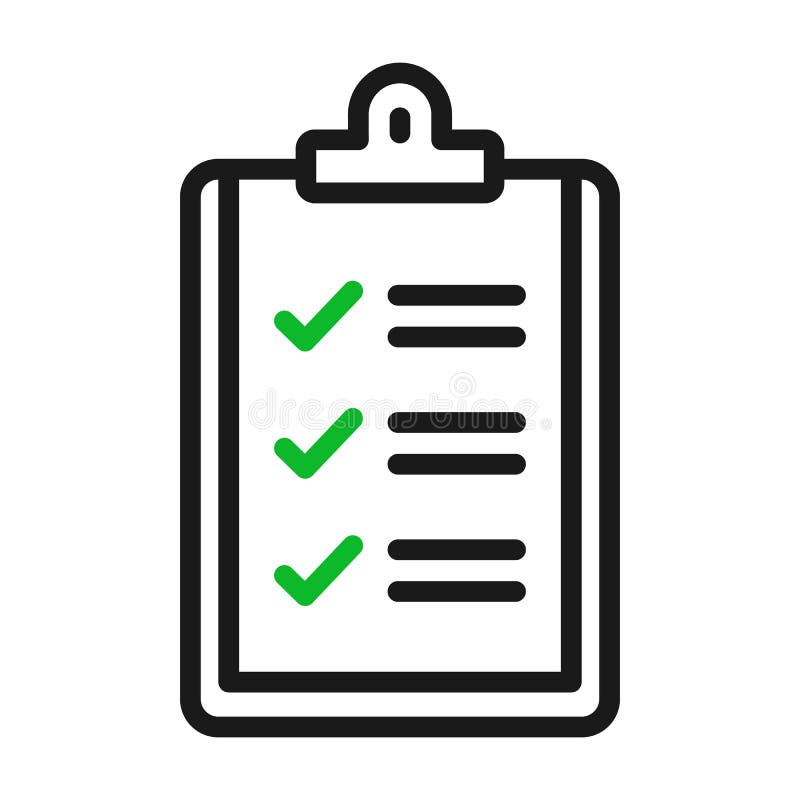 Checklist Evaluatie-pictogram. Feedback- of Checklist Concept ...