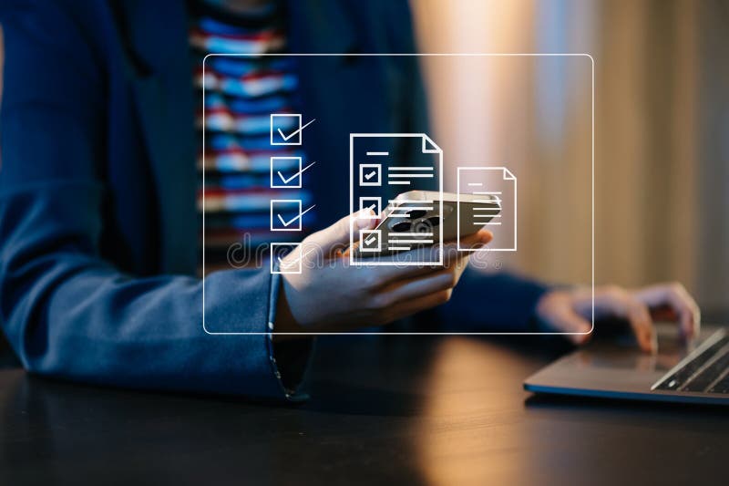 Checklist and Filling Survey Form Online. Document Management System ...