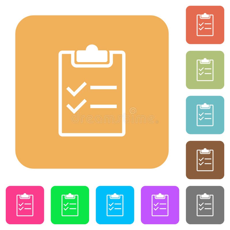 Checklist Pictograms Stock Illustrations – 397 Checklist Pictograms ...