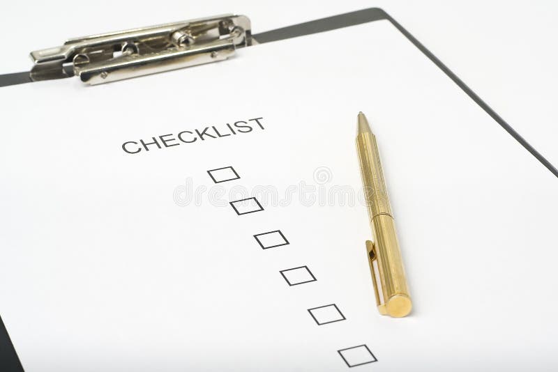 Blue checklist stock photo. Image of boxes, targets, successful - 9733810