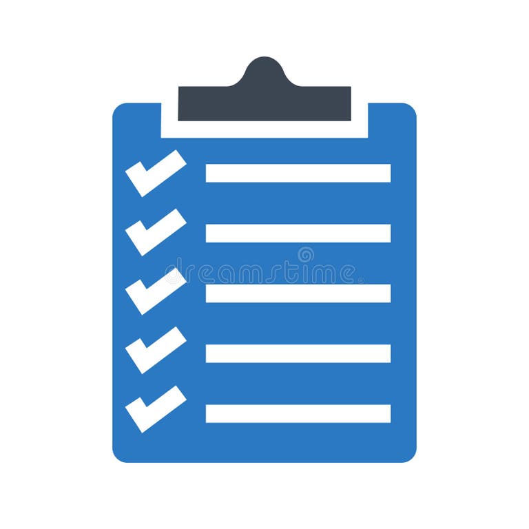 Double Checklist Stock Illustrations – 173 Double Checklist Stock ...