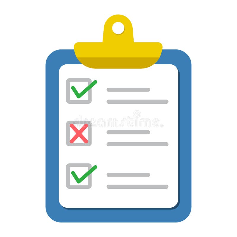 Checklist Icon. Clipboard. Vector Illustration Stock Illustration ... Checklist Icon. Clipboard. Vector Illustration Stock Illustration ...