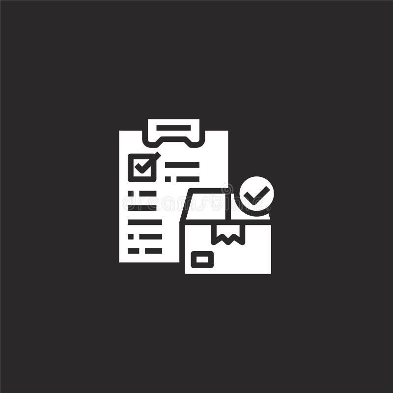 Checklist Icon. Filled Checklist Icon for Website Design and Mobile ...
