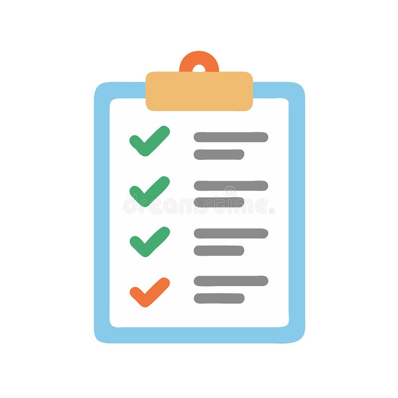 Checklist icon stock illustration. Illustration of workflow - 381388048