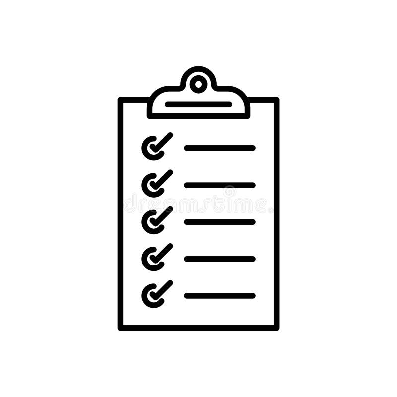 Checklist Icon Perfect for To-Do Lists and Task Management Stock Vector ...