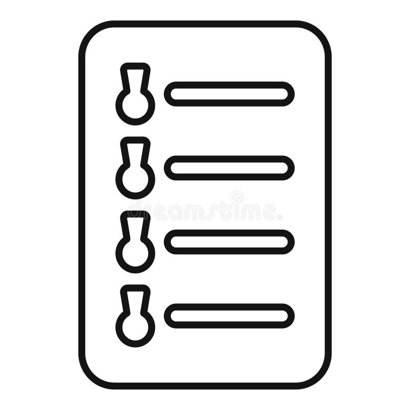 Checklist Icon Representing Task Management and Organization Stock ...