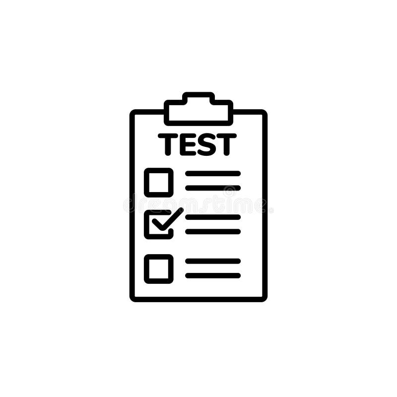 Test Checkmarks Stock Illustrations – 728 Test Checkmarks Stock ...