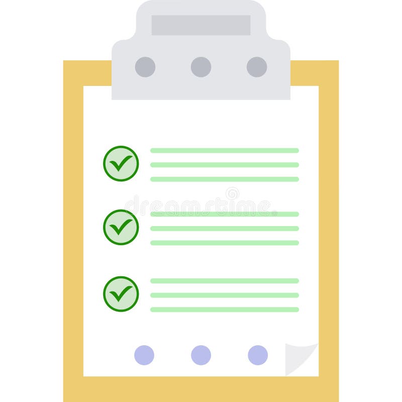 Checklist Icon Vector Clipboard Check List Report Stock Vector - Illustration of evaluation ...