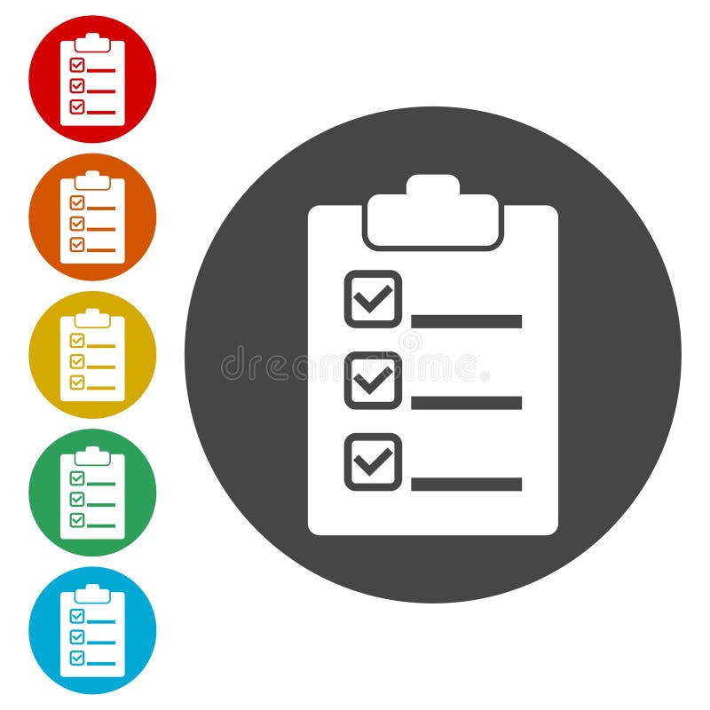Checklist Icon stock vector. Illustration of plan, diary - 182381415