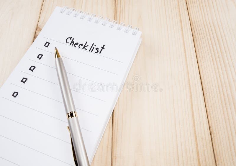 Checklist Notebook 13 Stock Photos - Free & Royalty-Free Stock Photos ...