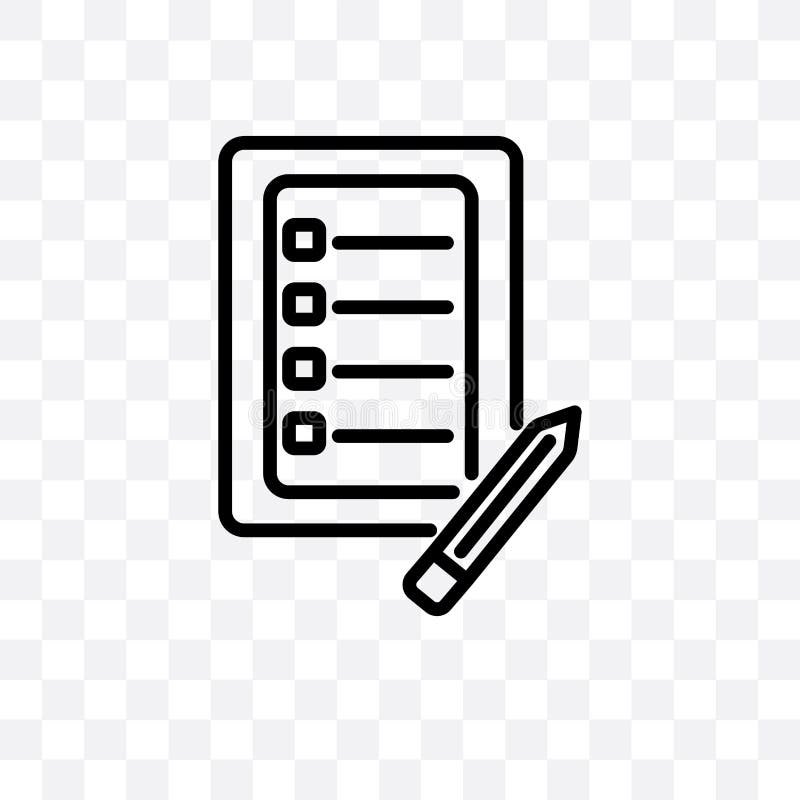 Background Checklist Transparent White Stock Illustrations – 853 ...