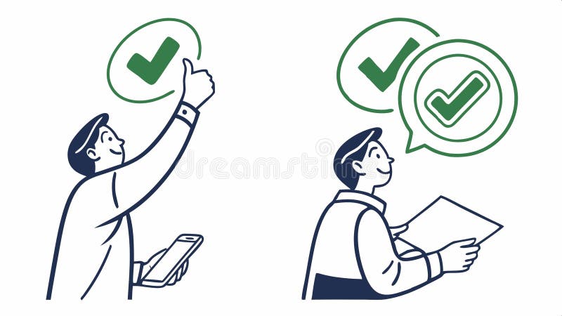 Checklist with Person Illustration, Task Management, To,do List Vector ...