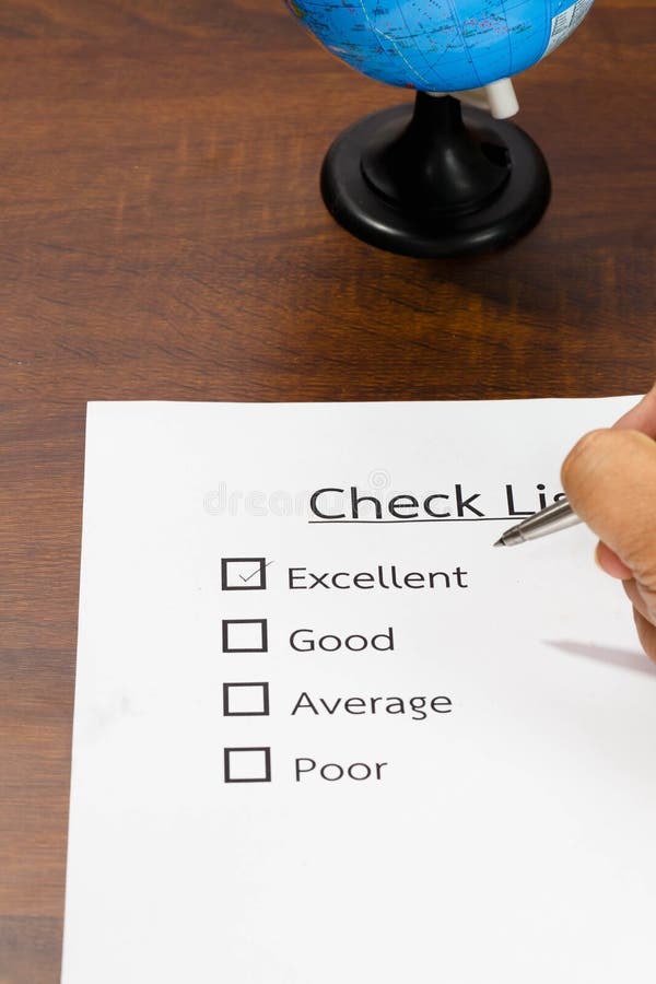Checklist Quality control. stock photo. Image of check - 35123282