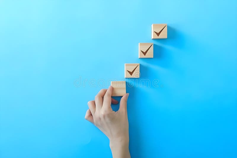 Checklist and Rating System for Performance Reviews Stock Illustration ...