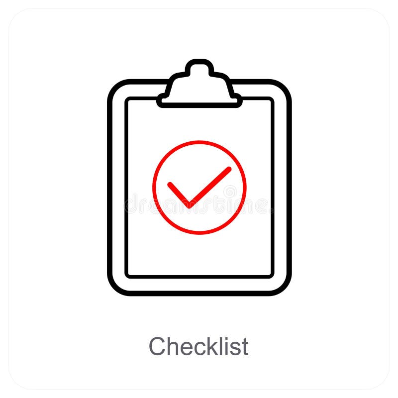 Checklist stock vector. Illustration of list, icons - 339064525