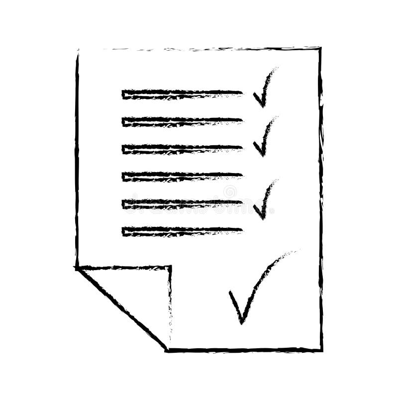 Checklist sheet icon image stock vector. Illustration of list - 81783186