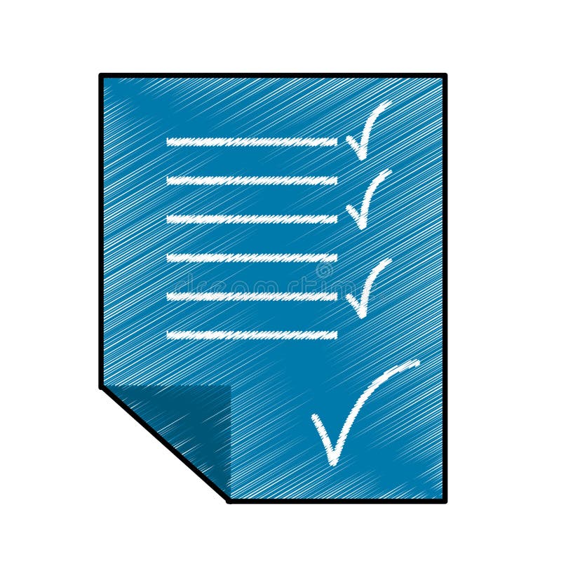 Checklist sheet icon image stock vector. Illustration of mark - 81784659