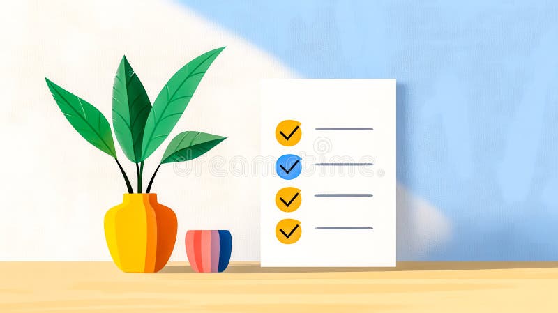 Checklist Showing Completing Task, Effective Time Management and ...