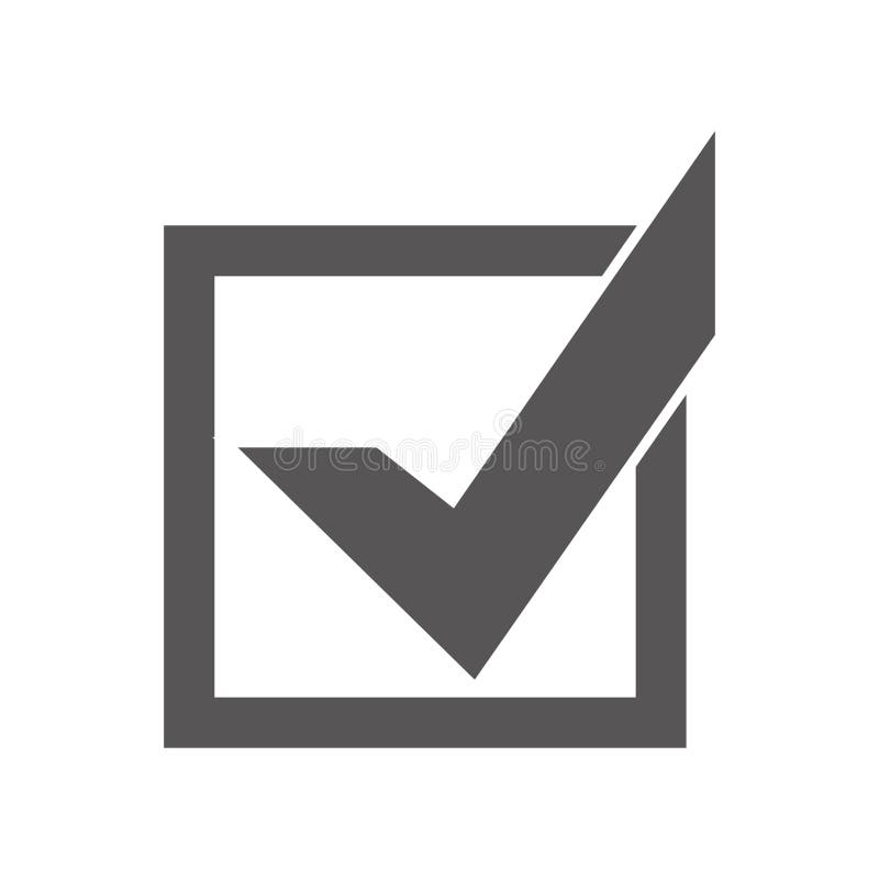 Checklist with Square Cases Icon Image Stock Vector - Illustration of ...