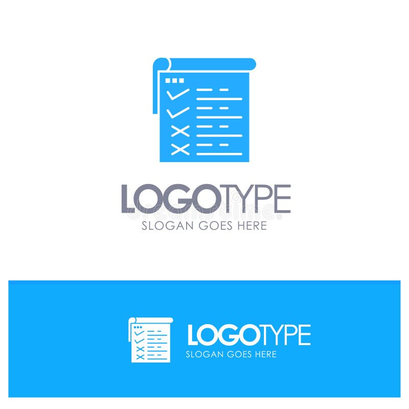 Checklist, Testing, Report, Qa Blue Logo Vector Stock Vector ... Checklist, Testing, Report, Qa Blue Logo Vector Stock Vector ...
