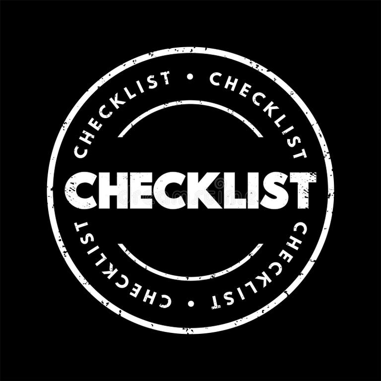 Checklist Text Stamp Stock Illustrations – 895 Checklist Text Stamp ...
