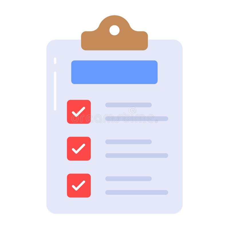 Checklist Vector Design in Trendy Style, Editable Vector Stock Vector ...