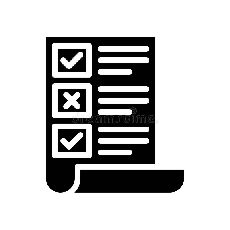 Checklist Vector, Digital Marketing Solid Style Icon Stock Vector ...