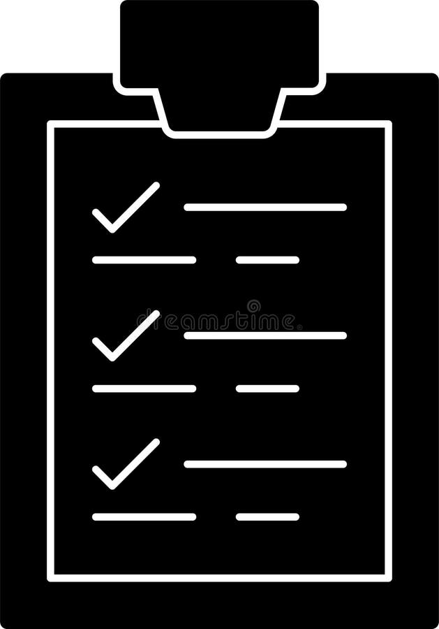 Checklist Vector Icon Design Stock Vector - Illustration of checklist ...