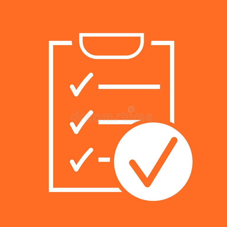 Checklist Orange Stock Illustrations – 2,523 Checklist Orange Stock ...