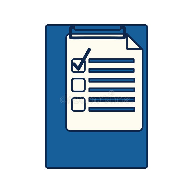 Checklist. Vector Illustration Decorative Design Stock Vector ...