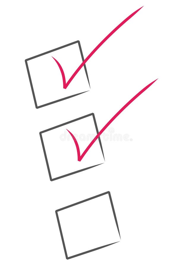 Checkliste vektor abbildung. Illustration von wählen, leer - 6761765