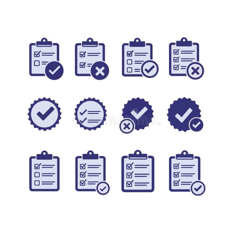 Checklist List Flat Design Vector Illustration Generative Ai Stock ...