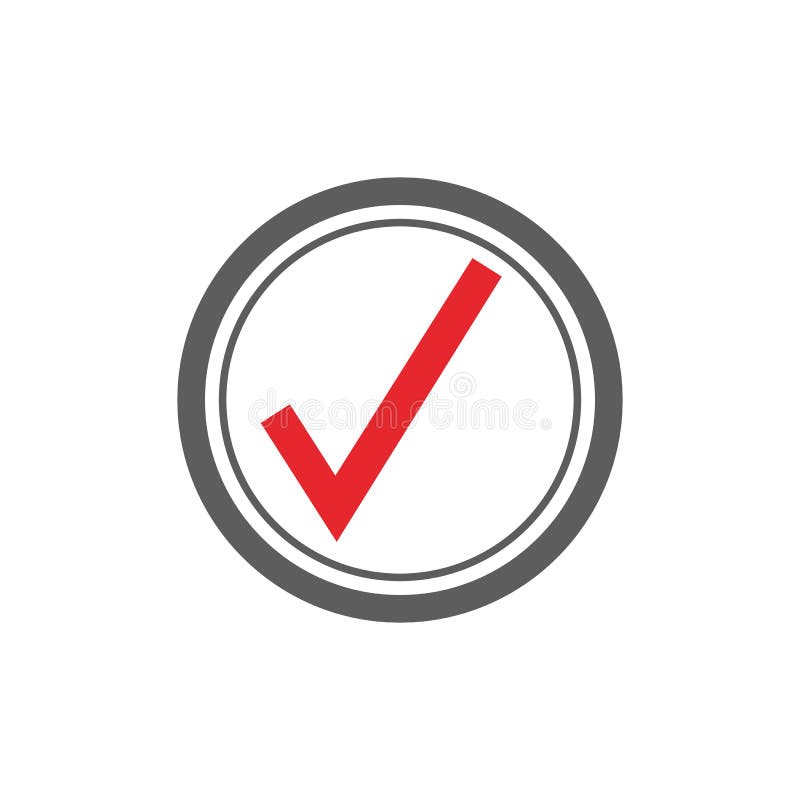 Checkmark stock vector. Illustration of solution, decision - 153242806