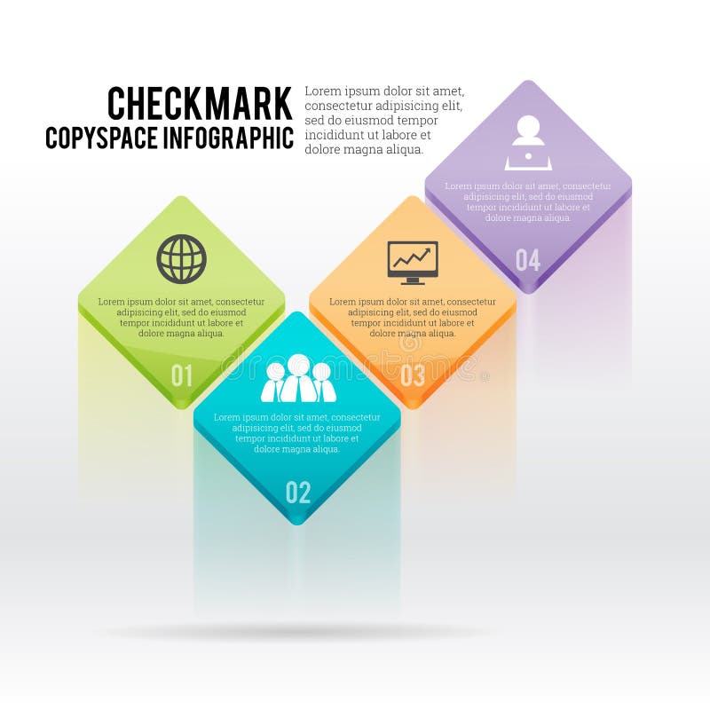 Checkmark Copyspace Infographic Stock Illustrations – 3 Checkmark ...