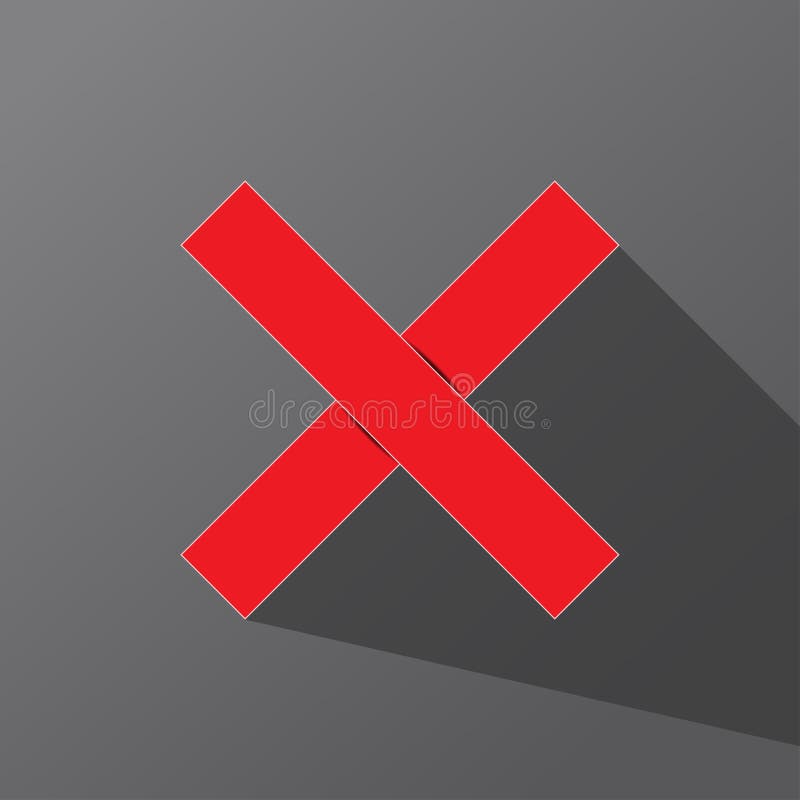 Red Cross Mark Icon Set- Vector Stock Vector - Illustration of choose ...