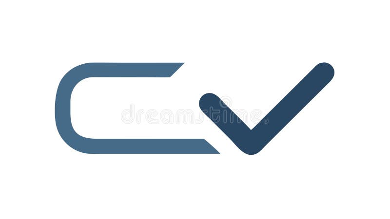 Checkmark in Curved Box Icon Vector Illustration, Vector Design ...