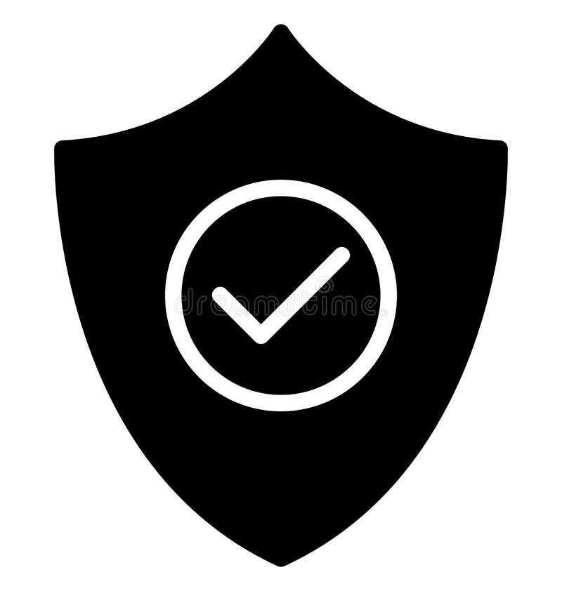 Checkmark, Defence Isolated Vector Icon that Can Be Very Easily Edit or ...